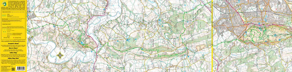 YP ZigZag Worcestershire Way: Bewdley To Great Malvern Walking Map ...