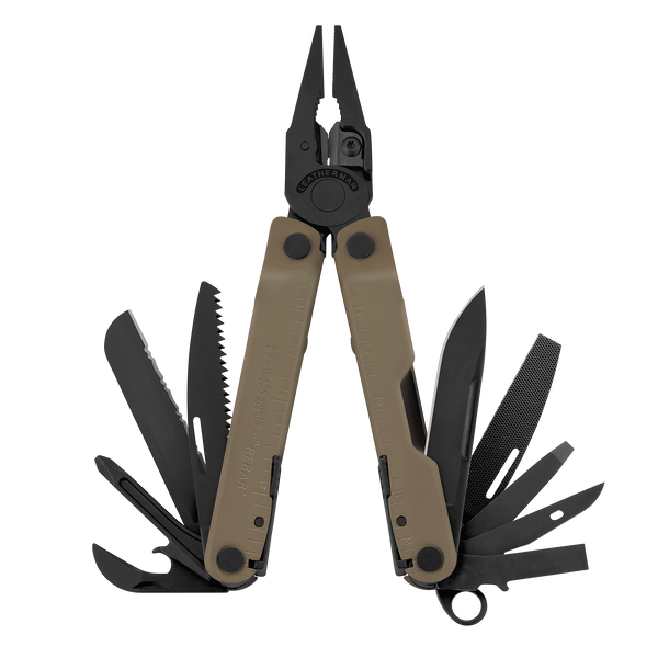Leatherman Rebar Multi Tool Coyote Black Outdoor Adventurer Survival Camping and Adventure